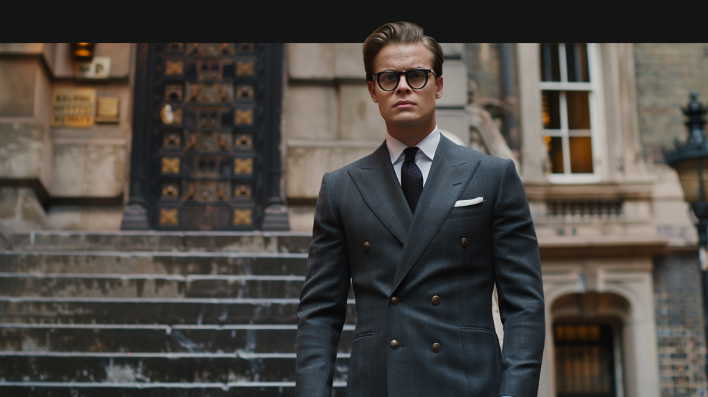 Kingsman® Suit, Double Breasted Suit, The Secret Service Suits Official ...